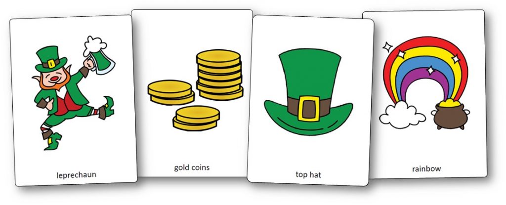 Vocabulaire de la Saint Patrick : flashcards à imprimer